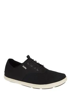 Olukai OluKai Nohea Moku Sneaker Onyx/onyx Textile