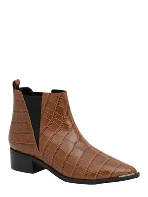 Marc Fisher Marc Fisher LTD Yale Chelsea Boots Hazelnut/ Black Leather