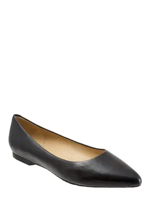 Trotters Trotters Estee Woven Flats Black Leather