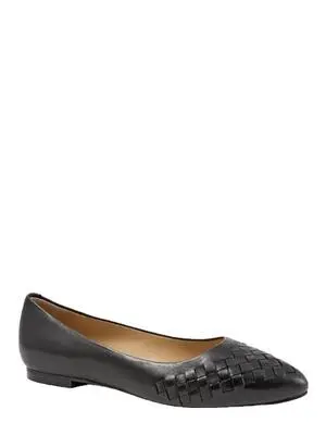 Trotters Estee Woven Flats - Black