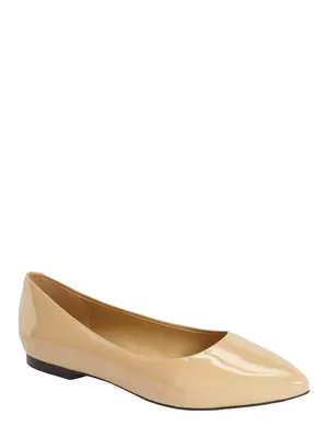 Trotters Trotters Estee Woven Flats Nude Patent