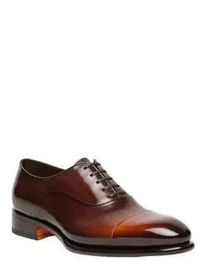 Santoni Santoni Isaac Cap-Toe Oxford Dark Orange