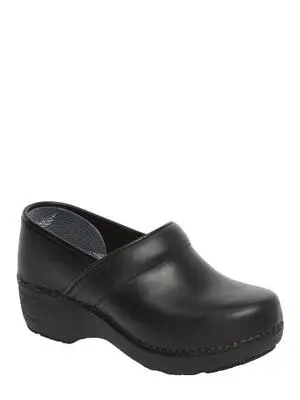 Dansko Pro XP 2.0 Clog Black Waterproof Leather