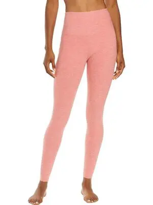 Beyond Yoga Caught In The Midi High Waist Leggings - Cherry Blossom Heather