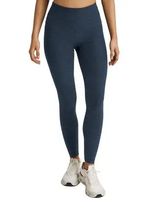 Beyond Yoga Caught In The Midi High Waist Leggings - Nocturnal Navy
