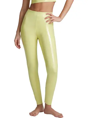Commando Control Top Faux Patent Leather Leggings Limeade