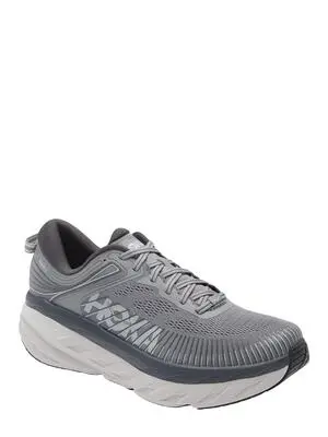 HOKA® Bondi 7 Running Shoe Grey/grey