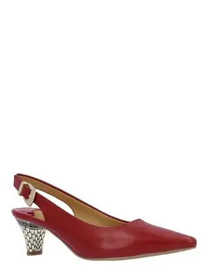 J. Reneé J. Reneé Mayetta Slingback Pumps Red