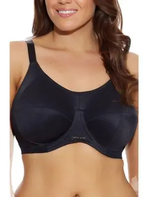 Elomi Energise Full Figure Sports Bra - Black