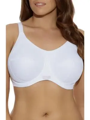 Elomi Energise Full Figure Sports Bra White