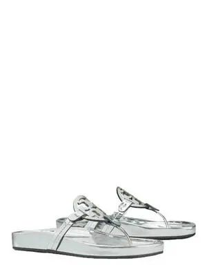 Tory Burch Miller Cloud Thong Sandal Argento