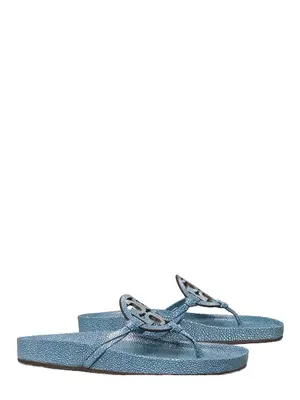 Tory Burch Miller Cloud Thong Sandal Blue