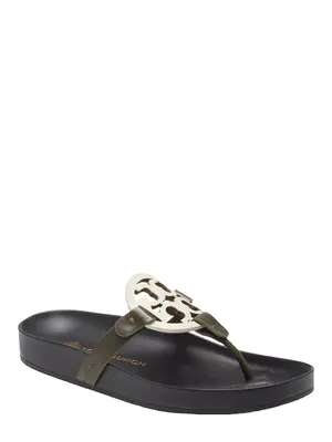 Tory Burch Miller Cloud Thong Sandal Leccio
