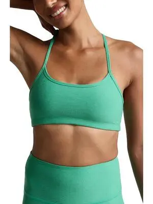 Beyond Yoga Space Dye Slim Racerback Sports Bra - Bright Emerald Heather