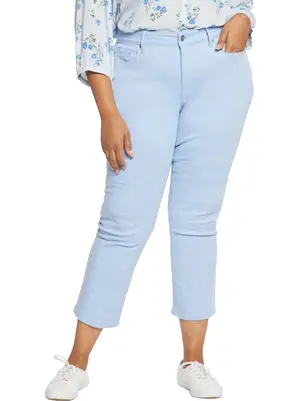 NYDJ Marilyn Ankle Straight Leg Jeans Clear Sky