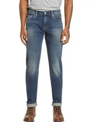 HIROSHI KATO HIROSHI KATO Pen Slim Stretch Selvedge Denim Jeans Rain