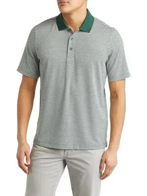 Cutter & Buck Forge Drytec Stripe Performance Polo - Hunter