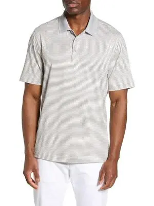 Cutter & Buck Forge Drytec Stripe Performance Polo - Polished