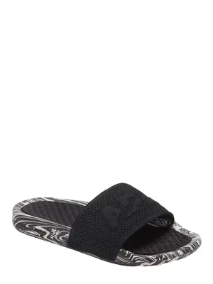 Apl APL Big Logo Techloom Knit Sport Slide Black / White / Marble