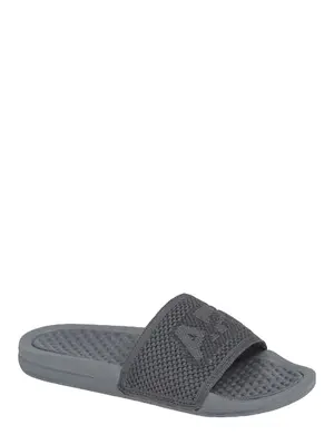 Apl APL Big Logo Techloom Knit Sport Slide Cosmic Grey