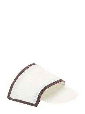 Apl APL Big Logo Techloom Knit Sport Slide Ivory/chocolate