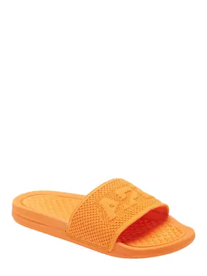 Apl APL Big Logo Techloom Knit Sport Slide Orange