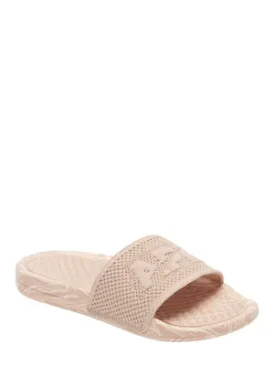 Apl APL Big Logo Techloom Knit Sport Slide Rose Dust / Creme / Marble