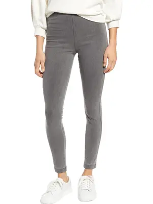 Lyssé 'ntials Toothpick Denim Leggings Mid Grey