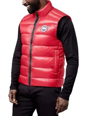 Canada Goose Canada Goose Crofton Water Resistant Packable Quilted Down Vest Red