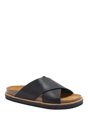 Free People Sidelines Slide Sandal - Black
