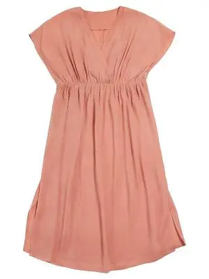 EMILIA GEORGE Irene Maternity/nursing Dress - Salmon Pink