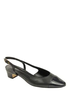 Vaneli VANELi 'Aliz' Slingback Pump Navy Leather