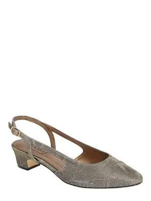 Vaneli Aliz' Slingback Pump - Platinum Fabric