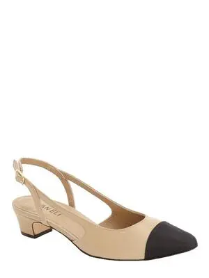 Vaneli Aliz' Slingback Pump - Pudding Leather
