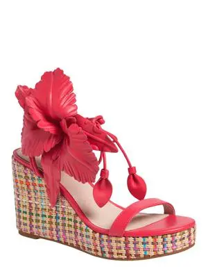 CECELIA NEW YORK Lily Platform Wedge Sandal - Pink Multi