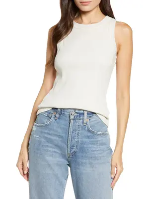 Citizens Of Humanity Citizens Of Humanity Isabel Rib Racerback Tank Batiste
