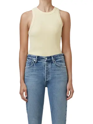 Citizens Of Humanity Citizens Of Humanity Isabel Rib Racerback Tank Prism