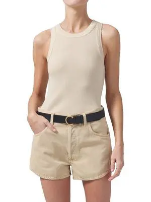 Citizens Of Humanity Citizens Of Humanity Isabel Rib Racerback Tank Sand Castle