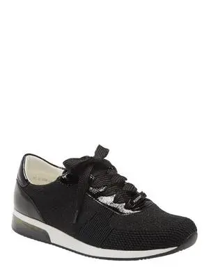 ARA Ara Leigh Lace-up Sneaker Black Fabric