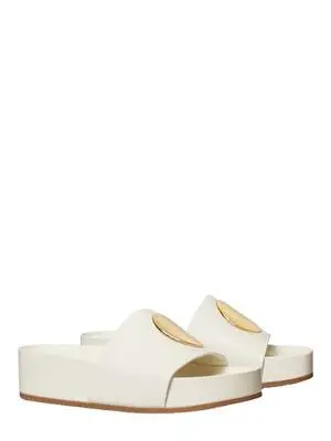 Tory Burch Tory Burch Patos Platform Slide Sandal New Ivory