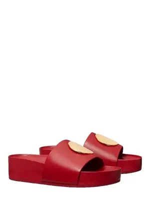 Tory Burch Tory Burch Patos Platform Slide Sandal Tory Red / Gold