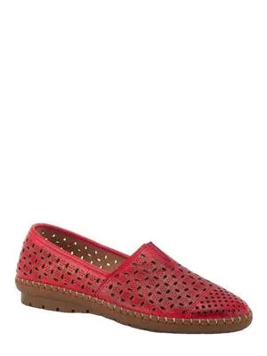 SPRING STEP SHOES Oralis Loafer - Red Leather