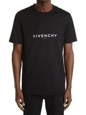 Givenchy Slim Fit Logo T-shirt Black