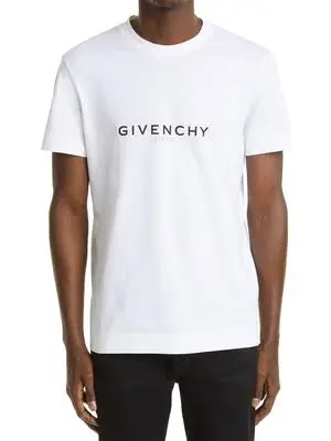 Givenchy Slim Fit Logo T-shirt White