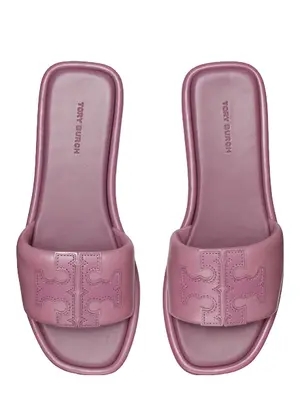 Tory Burch Tory Burch Double-T Leather Sport Slide Sandal Cipria