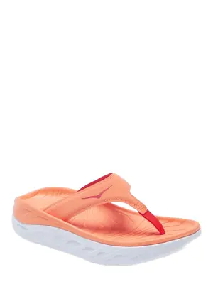 HOKA® ORA Recovery Flip Flop Cantelope/ Fiesta