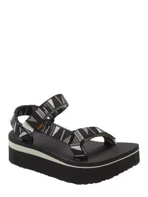 Teva Teva Universal Flatform Sandal Black Fabric