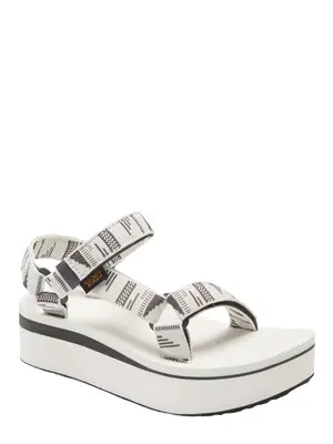 Teva Teva Universal Flatform Sandal Chara Bright White