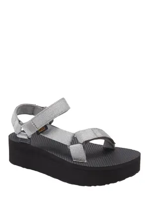Teva Teva Universal Flatform Sandal Metallic Silver