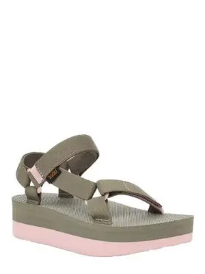 Teva Teva Universal Flatform Sandal Olive/whisper